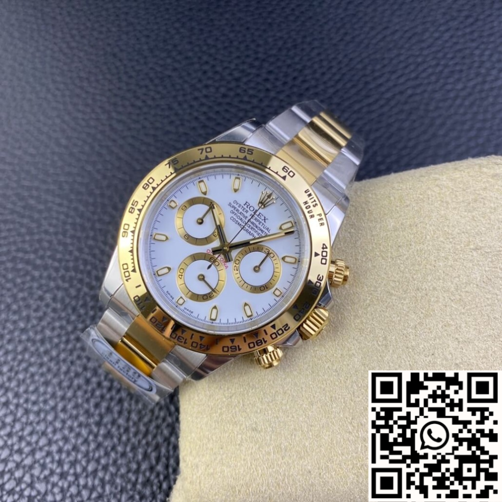 Rolex Daytona Bicolor White Dial 40mm ref. 116503 - Clon Suizo